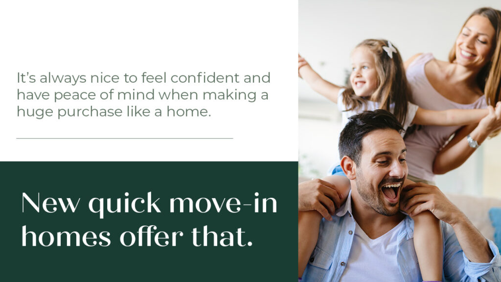 The Benefits of Quick Move-In Homes | DeLuca Homes
