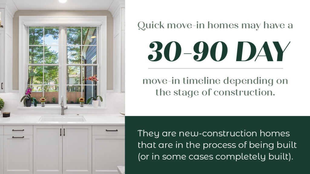 The Benefits of Quick Move-In Homes | DeLuca Homes